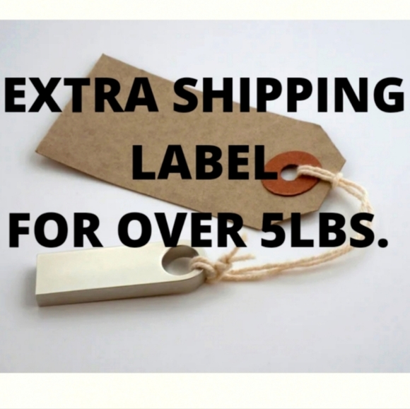 unbranded | Other | Extra Shipping Label Over 5 Lbs | Poshmark